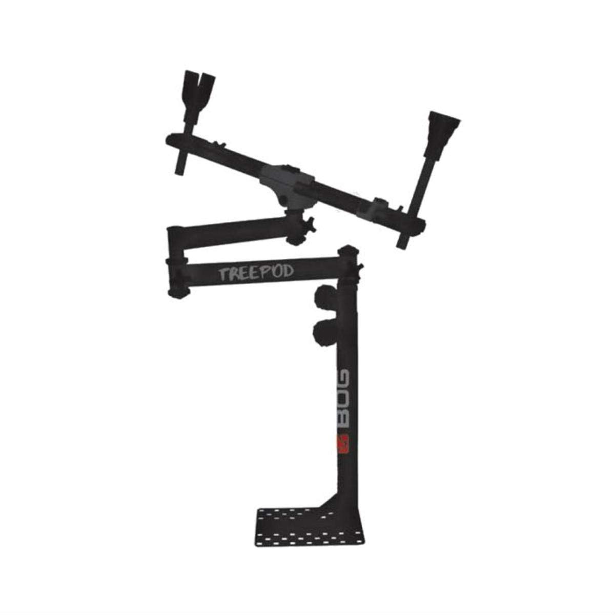 BOG TreePod Hunting Rest with Maximum Shooting Stability, Non-Marring Hands-Free Gun Rest, Adjustable Height, Ambidextrous, Tilting Frame, and Durable Design for Hunting, Shooting, and Outdoors