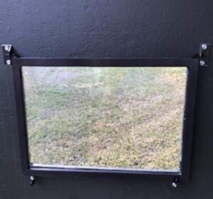 ultramatic feeders deer blind window swing sash 36" x 10" clear