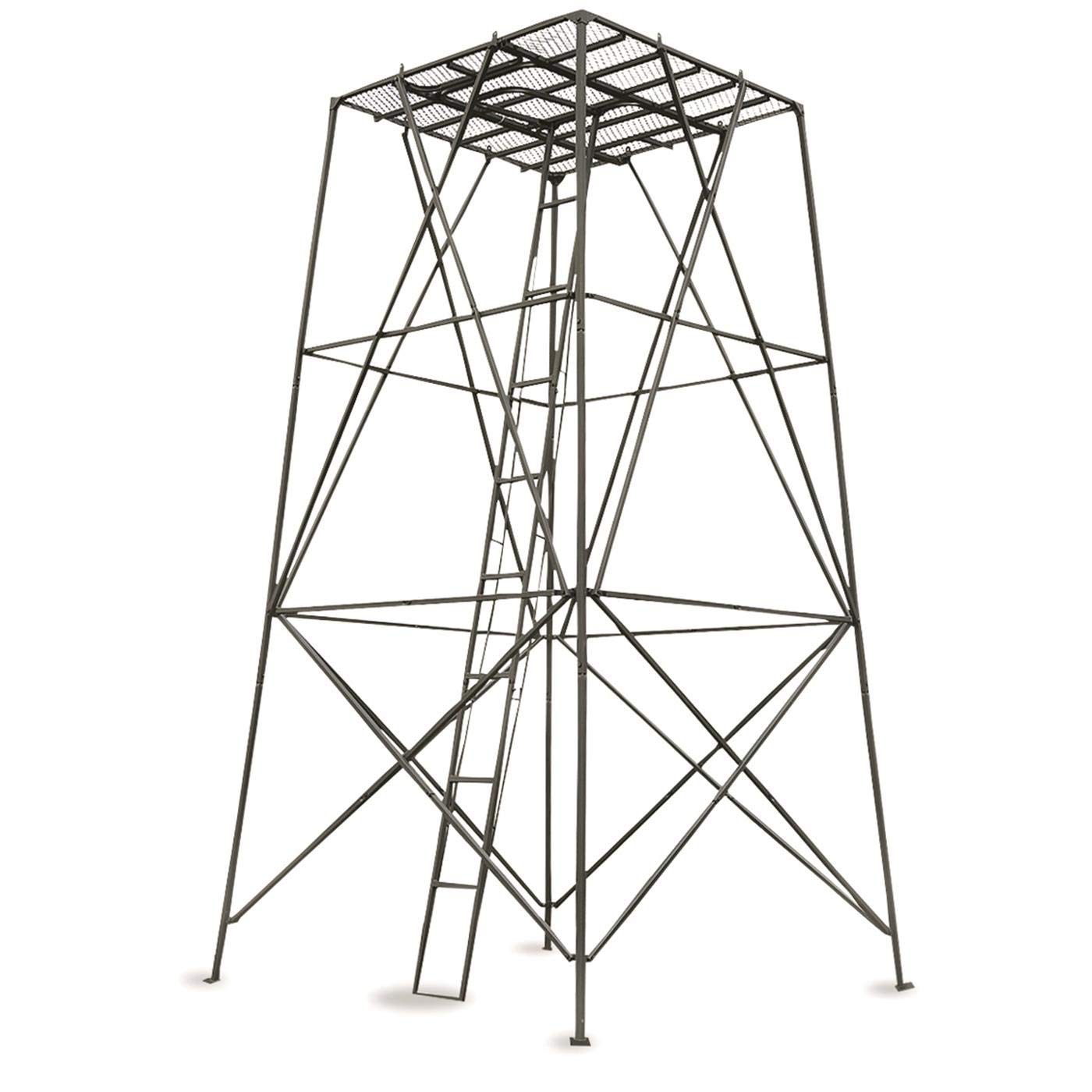 Guide Gear 10' Elevated Hunting Tower Platform Climbing Ladder Stand