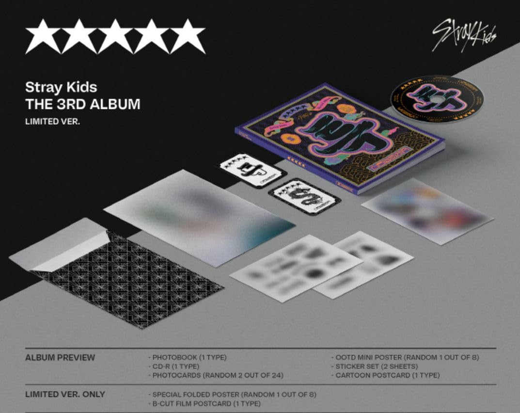 Stray Kids 5-STAR 3rd Full Album LIMITED VER