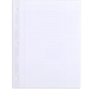 Five Star Insertable Loose Leaf Paper + Study App, Notebook Paper, College Ruled Filler Paper to Add Pages, Reinforced, 8.5 x 11, 75 Sheets (17022),White