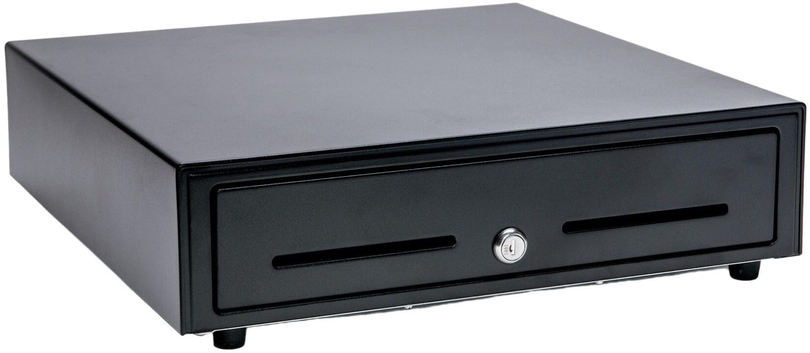 Star Micronics CD3-1616 5 Bill / 8 Coin Value Series Cash Drawer with 2 Media Slots and Included Cable (16" x 16") - Black