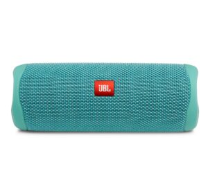 jbl flip 5, waterproof portable bluetooth speaker, teal