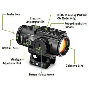 Vortex Optics Spitfire HD Gen II 5X Prism Scope - BDC4 Reticle