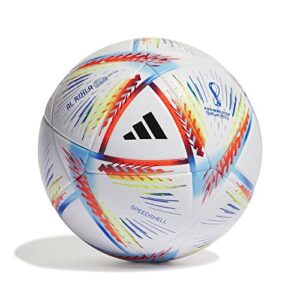 adidas unisex-adult fifa world cup qatar 2022 al rihla league soccer ball, white/pantone, 5