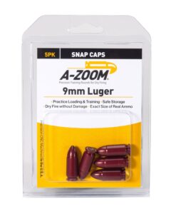 a-zoom 15116 9mm luger precision snap cap 5 pack