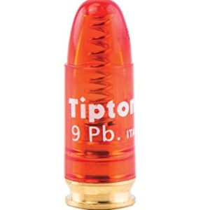 Tipton 9mm Pistol Snap Cap with Reusable Design for Gun Maintenance