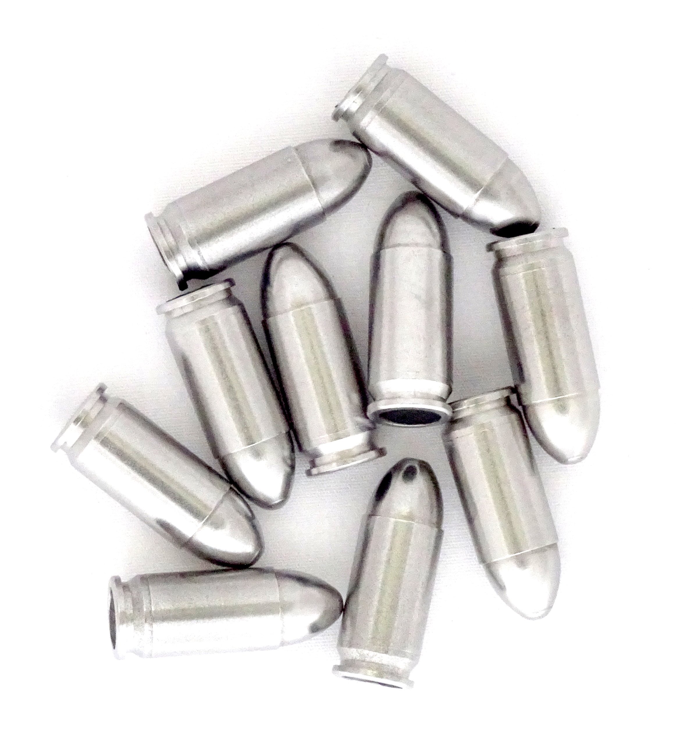 Steelworx 9mm Luger Stainless Steel Snap Caps (10 pack)