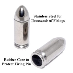 Steelworx 9mm Luger Stainless Steel Snap Caps (10 pack)