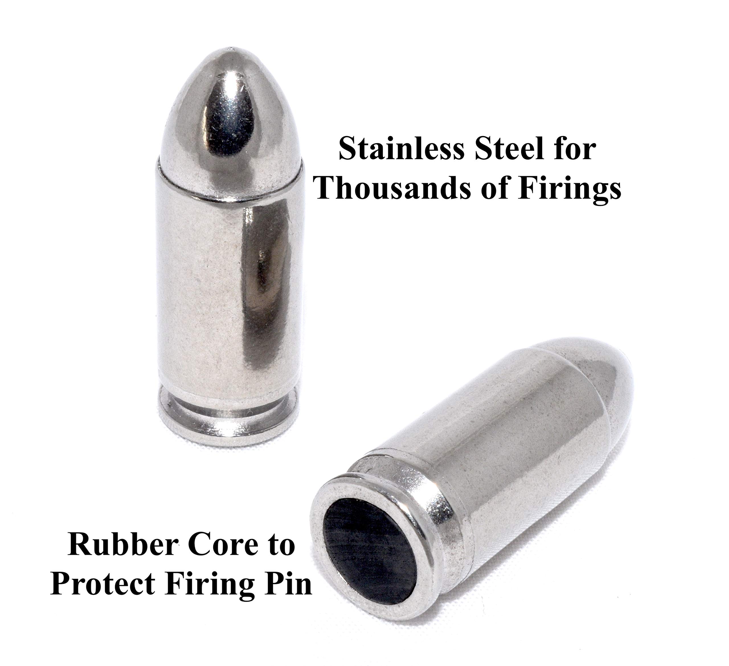 Steelworx 9mm Luger Stainless Steel Snap Caps (10 pack)