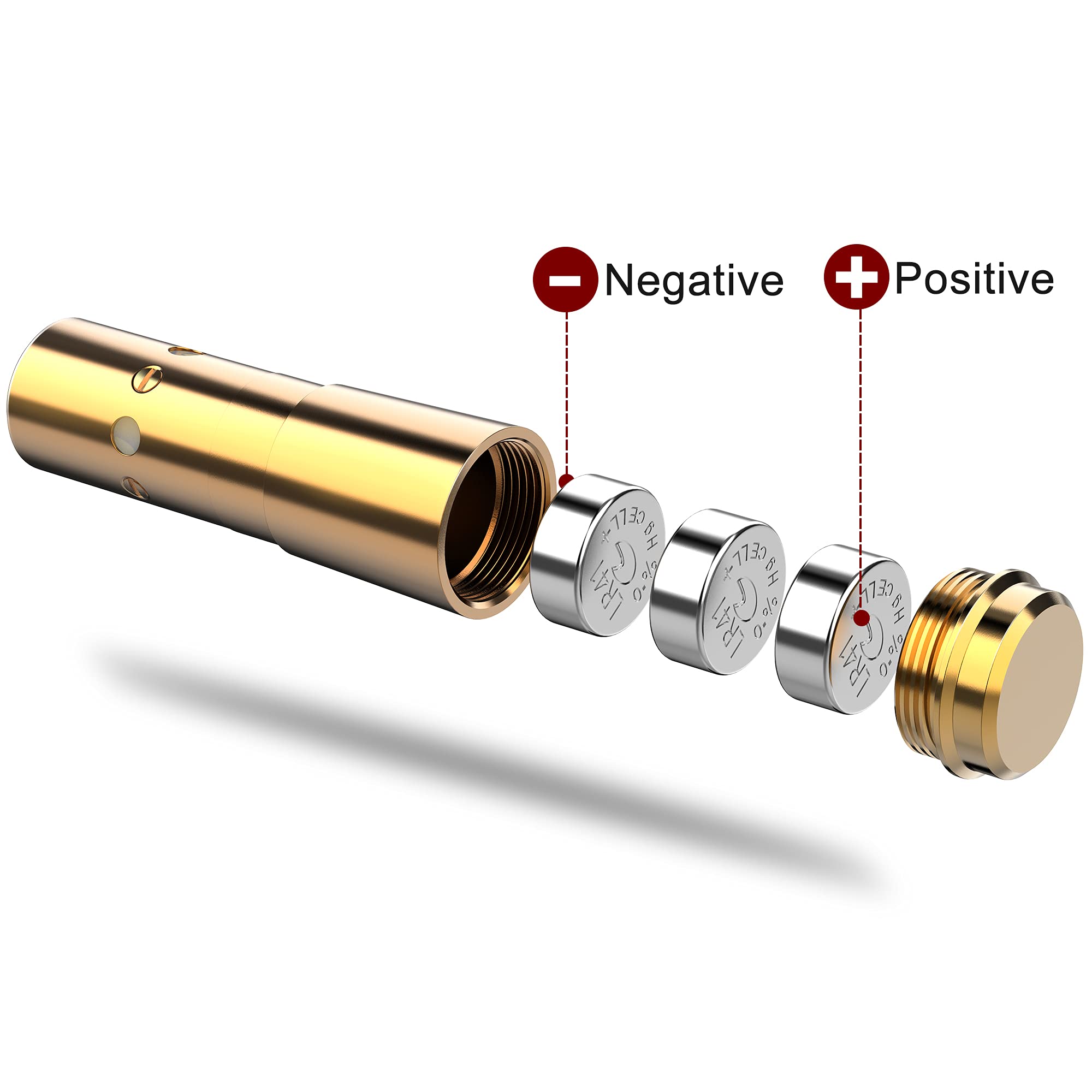 MidTen 9mm Bore Sight Cal Boresighter with Three Batteries