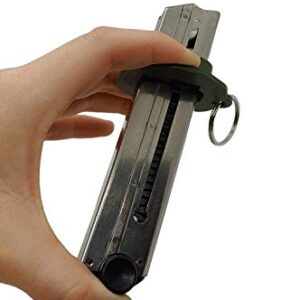 EZMAGLOADER Magazine Loader for The Luger P08 9mm - Easy Pain Free Loading - Comfortable Grip - Speed Loader Accessories - Large Flanges for Thumb Relief - 2 Pack