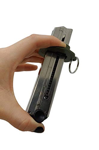 EZMAGLOADER Magazine Loader for The Luger P08 9mm - Easy Pain Free Loading - Comfortable Grip - Speed Loader Accessories - Large Flanges for Thumb Relief - 2 Pack