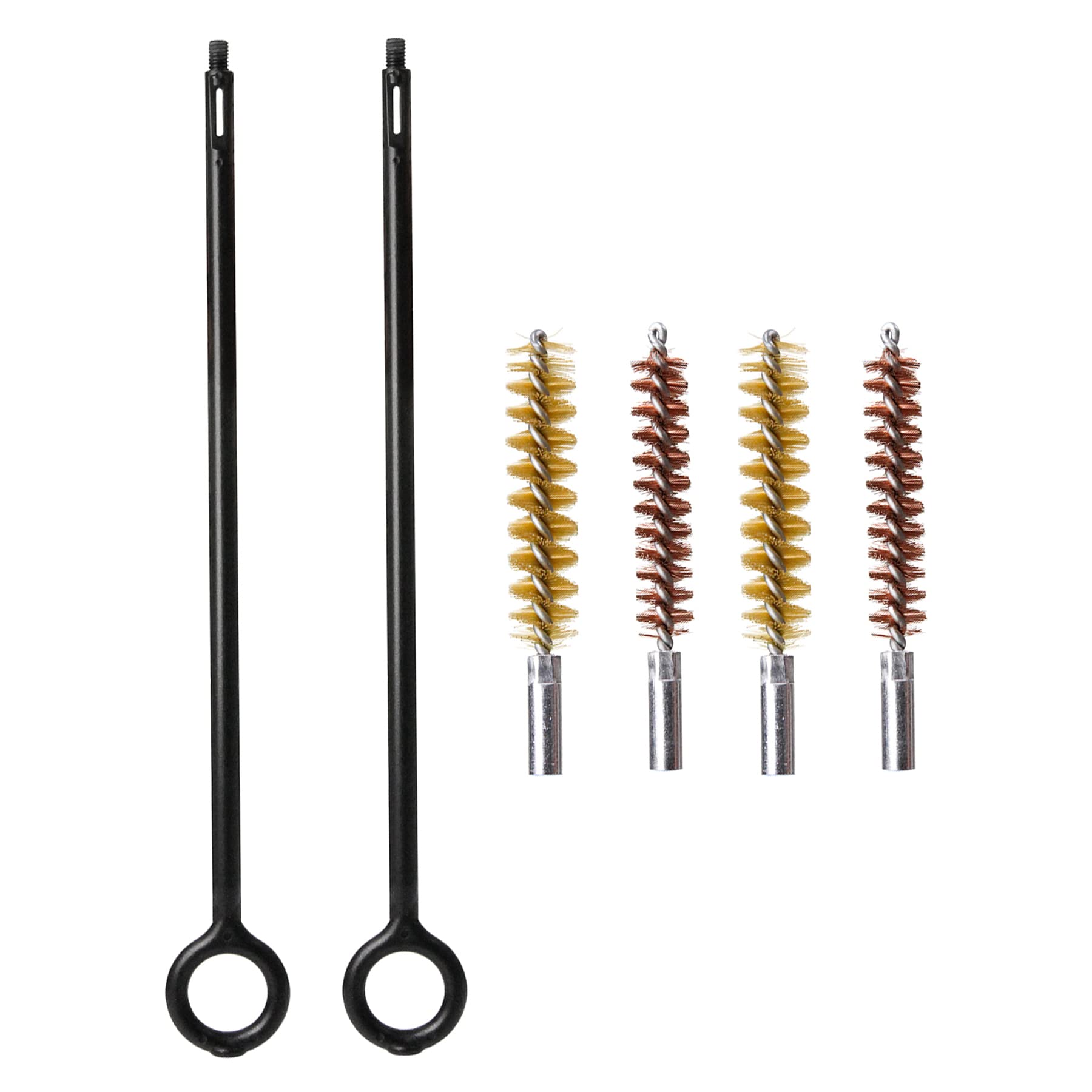 VicBre 2 Set 9mm Handgun Cleaning Kit Bronze Nylon Bore Brush with Nylon Cleaning Rod