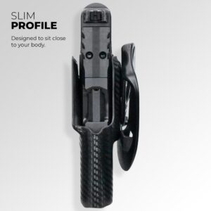 OWB Paddle Holster fits Springfield Echelon (Carbon Fiber, Right-Hand Draw)