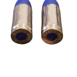 All American Training Rounds 9mm 124gr Dummy Training Snap Caps (Nickel and Blue - Set of 10)