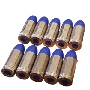 All American Training Rounds 9mm 124gr Dummy Training Snap Caps (Nickel and Blue - Set of 10)