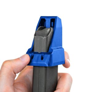 raeind universal speedloader for 9mm double stack handguns magazine speed loader (blue)