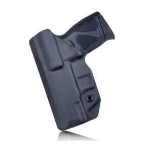 POLE.CRAFT Taurus G3C and G2C Kydex IWB Holster for Taurus Millennium PT111 G2, PT140, and G2S 9mm - Right Hand, Black