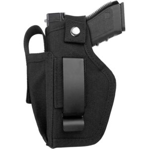 high tactical gun holster for men and women iwb/owb + mag, subcompact, compact, full size gun right/left hand glock 17 holster, glock 19 holster, glock 19 accessories, gun holsters for pistols 9mm