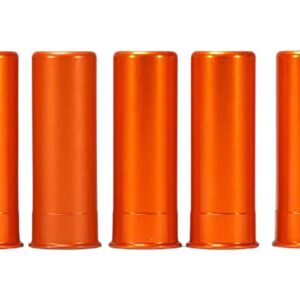 A-ZOOM 12 Gauge SNAP-Cap Orange Training Rounds (5PK) 9MM Luger SNAP Cap Orange Dummy Rounds (10PK, 15416)