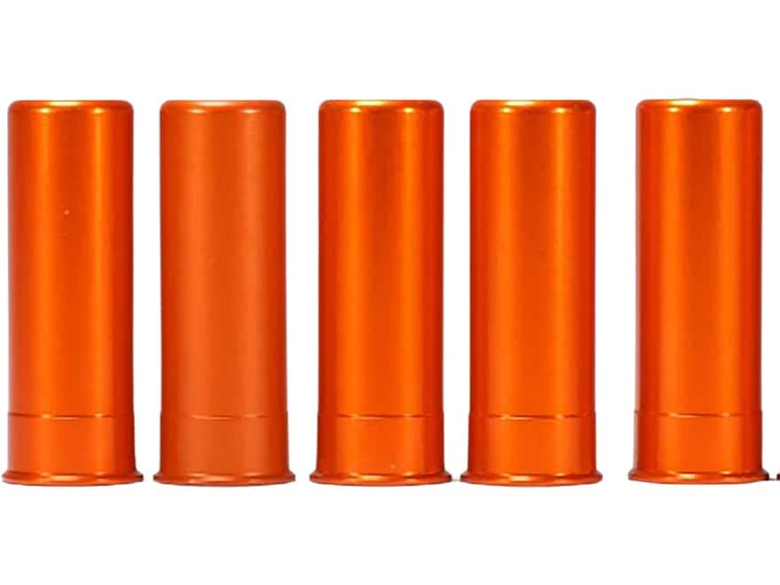 A-ZOOM 12 Gauge SNAP-Cap Orange Training Rounds (5PK) 9MM Luger SNAP Cap Orange Dummy Rounds (10PK, 15416)