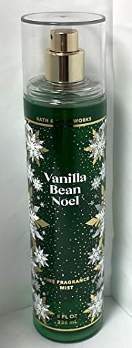 Bath and Body Works Holiday Traditions Vanilla Bean Noel Fine Fragrance Mist, 8.0 Fl Oz