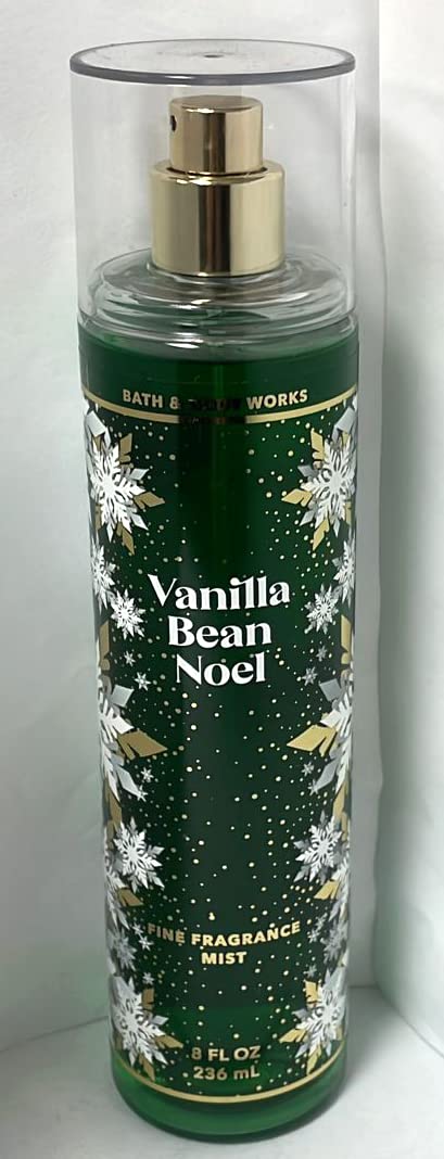 Bath and Body Works Holiday Traditions Vanilla Bean Noel Fine Fragrance Mist, 8.0 Fl Oz