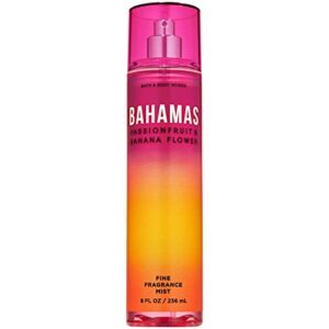 bath & body works bahamas - passionfruit & banana flower fine fragrance mist 8 fluid ounce (packaging varies)