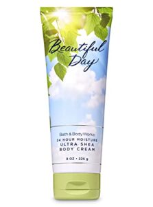 bath & body works beautiful day ultra shea body cream 24 hour moisture 8 oz / 226 g