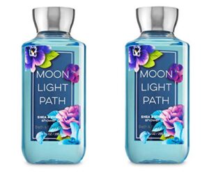 bath and body works shea enriched shower gel new improved formula 10 oz. (moonlight path) (pack of 2)