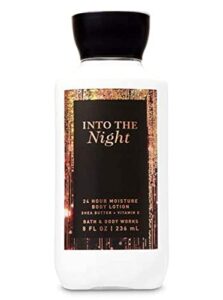 bath & body works into the night lotion 8 ounce full size