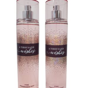 (Set of 2) - Bath & Body Works Fragrance Mist, A Thousand Wishes. 8fl oz/ 236ml Each