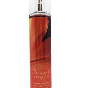 Bath Body Works Sensual Amber 8.0 oz Fine Fragrance Mist