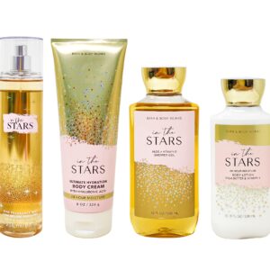 Bath & Body Works In the Stars Deluxe Gift Set - Fragrance Mist - Body Cream - Shower Gel - Body Lotion - Full Size