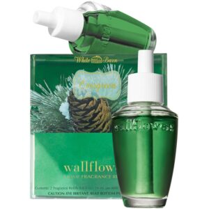 bath and body works new look! evergreen wallflowers 2-pack refills