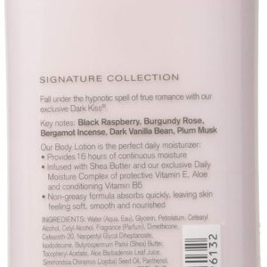 Bath & Body Works, Signature Collection Body Lotion, Dark Kiss, 8 Ounce