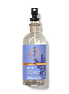 bath and body works aromatherapy pillow mist with natural essential oils (sleep, lavender + vanilla)