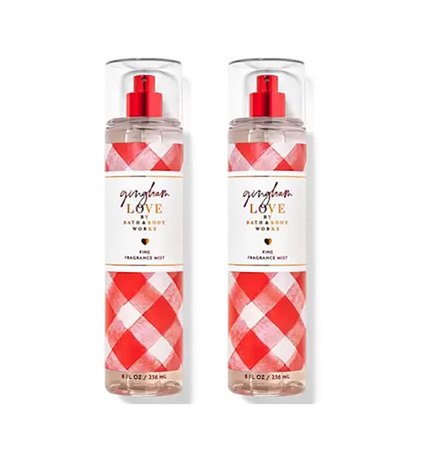 Bath and Body Works Gingham Love Fine Fragrance Body Mist Gift Set - Value Pack Lot of 2 (Gingham Love)