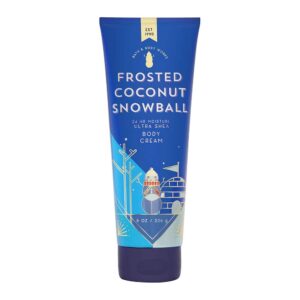 bath & body works frosted coconut snowball ultra shea body cream, 8 ounce