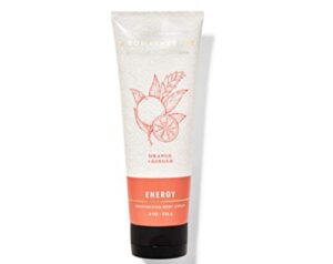 bath & body works, aromatherapy energy body cream, orange ginger, 8 ounce