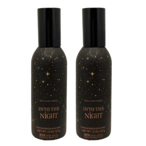 bath & body works into the night 2 pack concentrated room spray - 1.5 oz / 42.4 g each