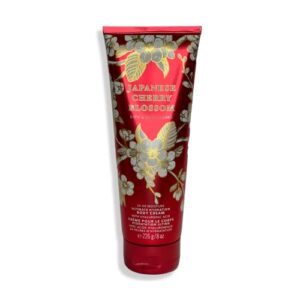 Bath and Body Works Japanese Cherry Blossom Body Cream Ultimate Hydration Gift Set For Women 2 Pack 8 Oz. (Japanese Cherry Blossom)