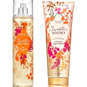 Sweater Weather - Ultra Shea Body Cream and Fine Fragrance Mist - Fall 2020 - Bath and Body Works