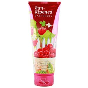 bath & body works ultra shea body cream, sun-ripened raspberry, 8 ounce