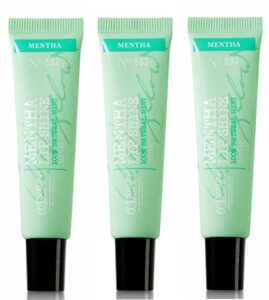 bath & body works c.o. bigelow mentha lip shine #502 3 pack