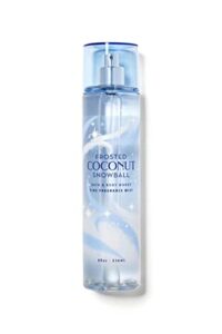 bath & body works holiday traditions frosted coconut snowball body mist. 8 oz (packaging varies)