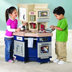 Little Tikes Super Chef Kitchen Blue & Cream, 14.00 l x 28.00 w x 40.00 h inches