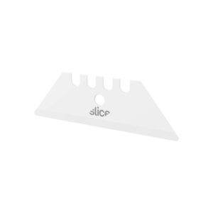 Slice 10524 Ceramic Utility Blades (Rounded-Tip), Finger-Friendly, Safe to Touch, Strong, Durable, Last 11 Times Longer Than Metal, Multiple Tool Compatibility (2 Blades)