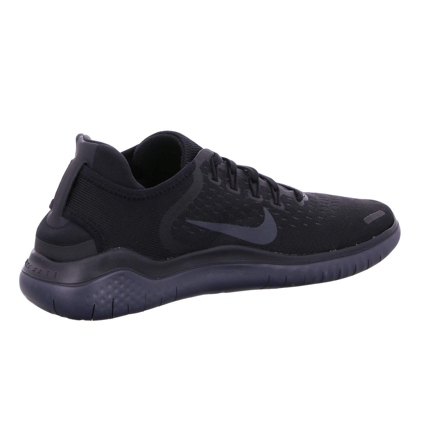 Nike Men's Free Rn 2018 Black/Anthracite, Black/Anthracite, 10.5